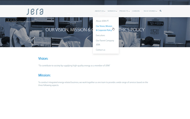 Website JERA