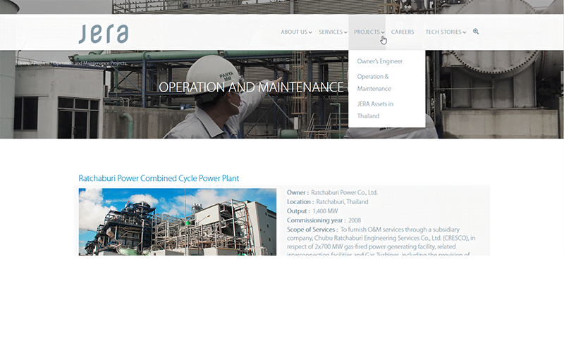 Website JERA