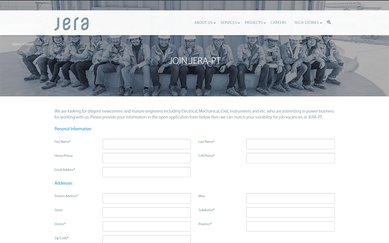 Website JERA