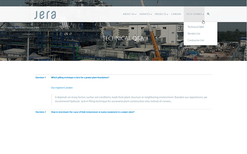 Website JERA